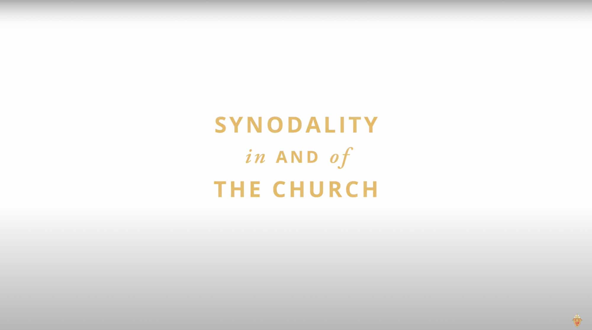 Synodality In and Of the Church - Archdiocese of Cincinnati