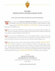 Jubilee Year of Hope - Archdiocese of Cincinnati